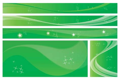 Abstract Green Background Vector Graphic Art