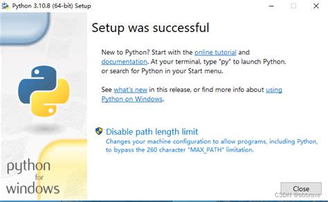 python安装教程——最新详细版 安装python3 10 8步骤 csdn博客