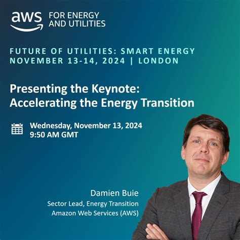 Aws Energy Utilities Digitaltransformation Ai Ml Awsforenergyandutilities Aws For