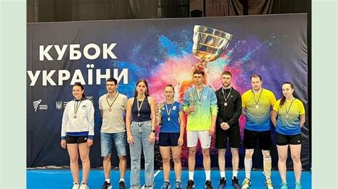 Харківські бадмінтоністи здобули 4 золоті 3 срібні та 5 бронзових медалей Кубка України з