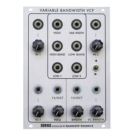 Variable Bandwidth Filter Vcf2 Postmodular