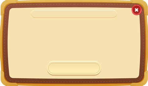 Buttons And Frames For Game Interface 17349646 PNG