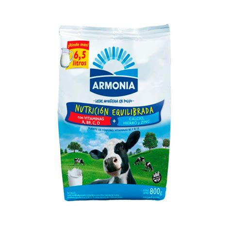 Leche En Polvo Armonia Modificada X800gr Disco