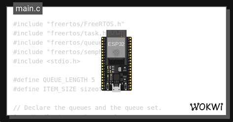 Freertos Queue Set Wokwi Esp32 Stm32 Arduino Simulator
