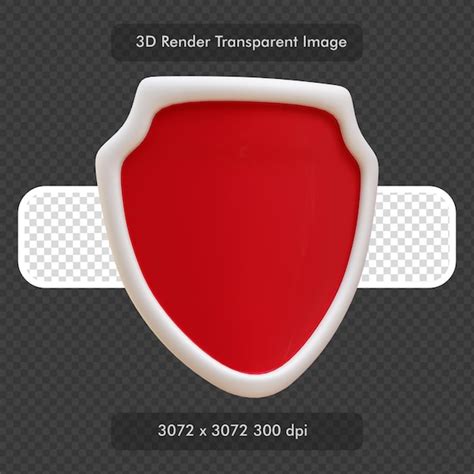 Premium Psd 3d Protection Shield Icon