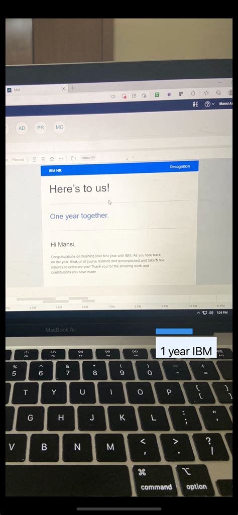 mansi anand on linkedin 1 year completion at ibm 💙 21 comments