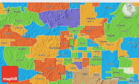 Zip Code Map South Okc