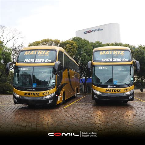 Matriz Amplia A Frota De ônibus Comil Trazendo Três Invictus Hd