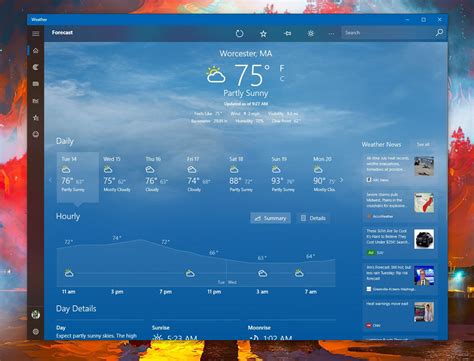 Weather App On Desktop Windows 10 At Harold Hernandez Blog