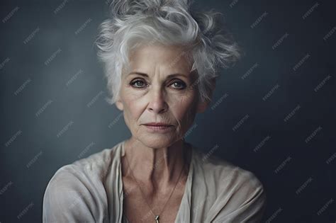 Premium Ai Image Older Woman Portrait Looks Like Shes Been Through A Lot