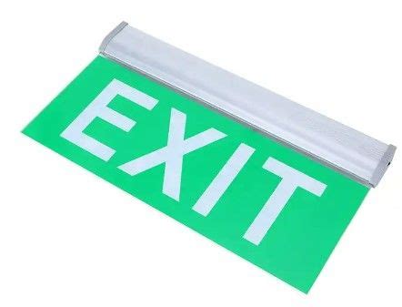 LED Emergency Exit Light Green W