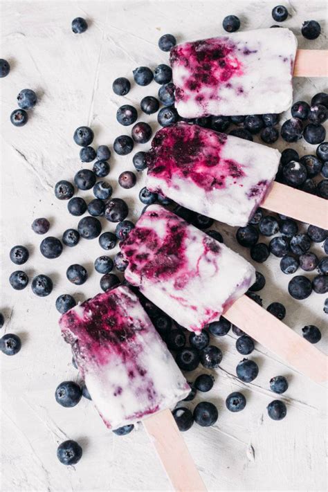 미국하이부시블루베리협회 💜어릴때 많이 먹었던 아이스캔디 🙌 요 아이스캔디도 집에서 만들면 아주