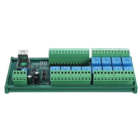 2 in1 12 dio ethernet rs485 relay switch module modbus rtu tcp ip network controller plc