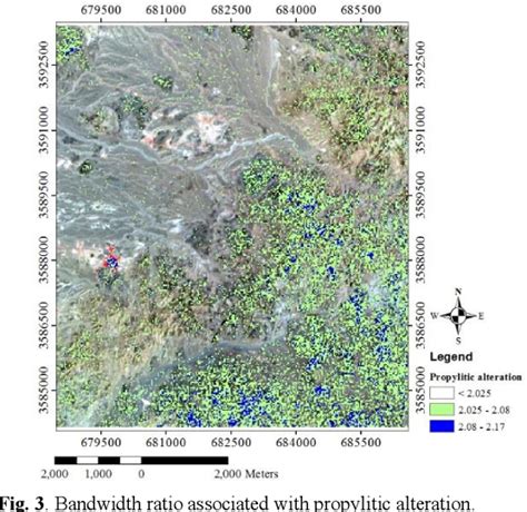 Table 1 From Alteration Detections Using Aster Remote Sensing Data And Fractal Geometry For