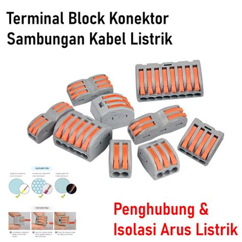 Jual Terminal Blok Listrik Konektor Penyambung Kabel Block Pin Pct Kota Bandung