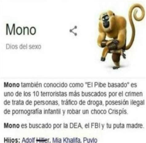 Mono Dios Del Sexo R Orslokx