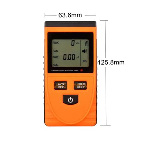 Digital Lcd Electromagnetic Radiation Detector Dosimeter Tester Meter
