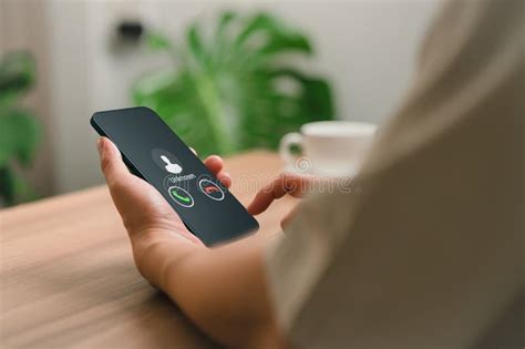 man answering to incoming call phone call from unknown number call