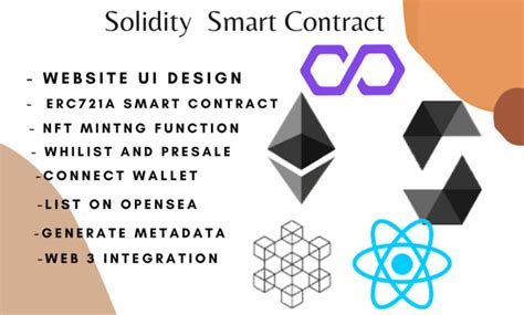 Be Your Solidity Smart Contract Nft Blockchain Developer By Denni