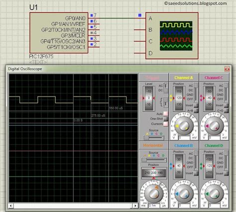 pic12f675 pwm code and proteus simulation