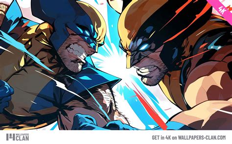 Wolverine Versus Himself X Men Marvel Desktop Wallpaper In 4k