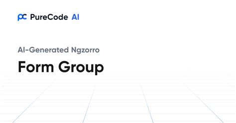 Build Great Ngzorro Form Group Components Faster Using Ai Tools