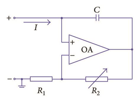 equivalent negative capacitance circuit download scientific diagram