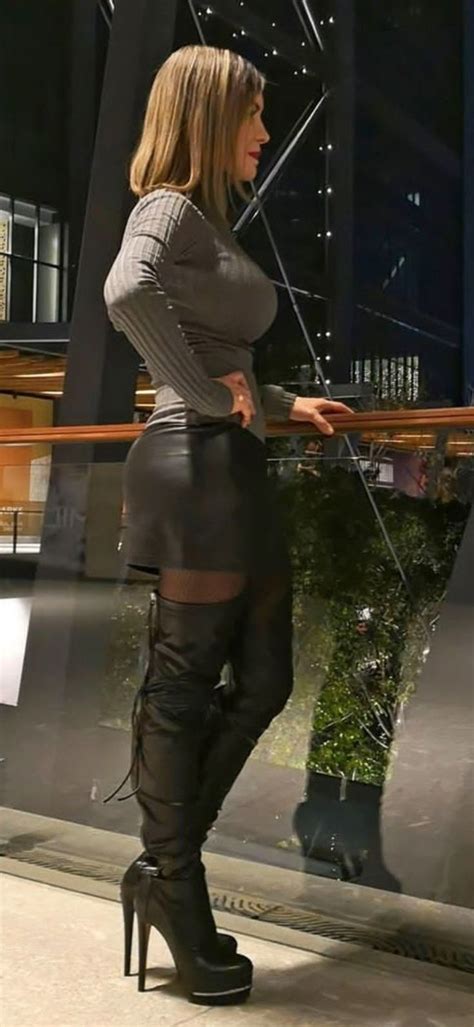 Pin By Nick On My Saves Thigh Boots Outfit Leather Thigh High Boots