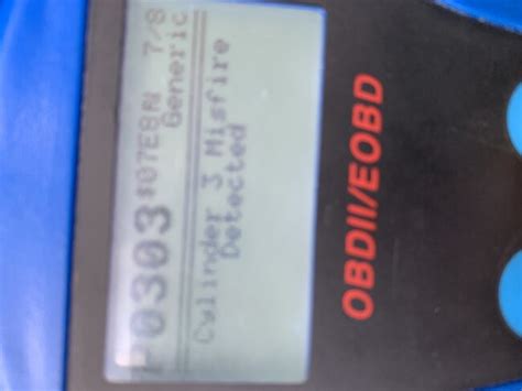 Code P301 Engine Light On And Misfiring