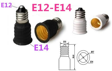 에서 선박 Us E12 ~ E14 전구 홀더 변환기 소켓 변환 Led 전구 기본 어댑터 개몫e12 To E14lamp