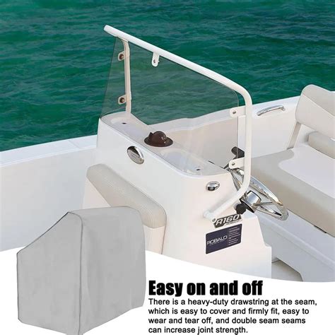 Cover Marine Console Boat D Grade Waterproof Polyester Canvas Center
