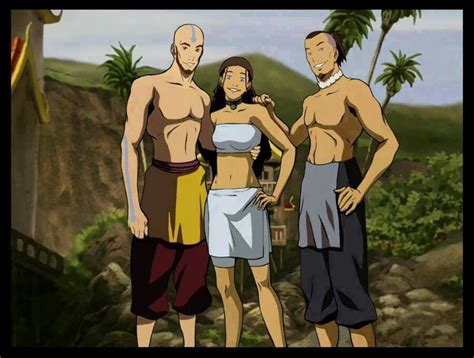 Aang Katara And Sokka Avatar Airbender Illustrazioni Cartoon