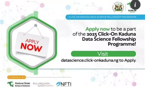 Click On Kaduna Data Science Fellowship Programme 2023 Apply Now For