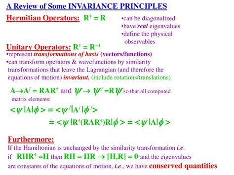 Ppt A Review Of Some Invariance Principles Powerpoint Presentation