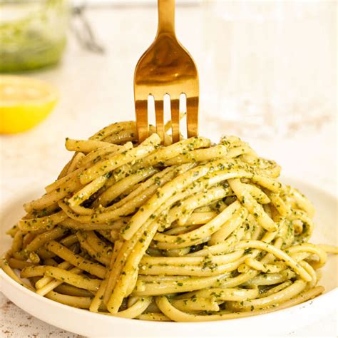 Linguine Al Pesto Pesto Pasta Knife And Soul