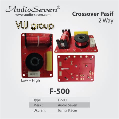 Passive Crossover 2 Way F 500 Import High Quality Audioseven Shopee
