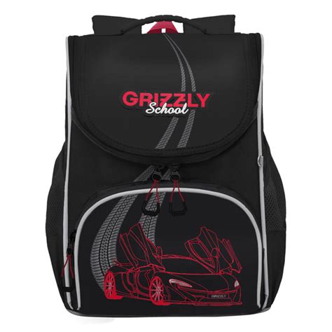 Ранец школьный для мальчиков ортопедический Grizzly Гризли / рюкзак для ...