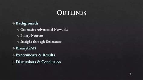 Training Generative Adversarial Networks With Binary Neurons By End To