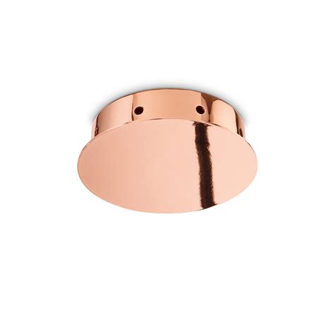 Ideal Lux Pribor Rosone Magnetico 8 Luci Rame Brunito 272443 Elton