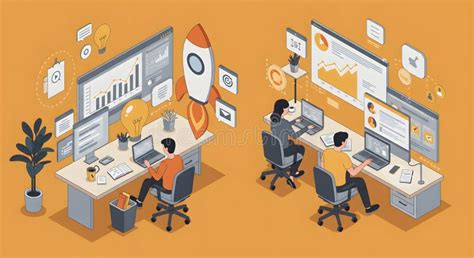 Business Startup Team Working Together On Data Analysis And Digital