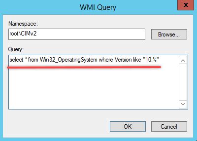 Applying WMI Filter To Group Policy