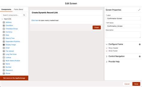 Getting Started With Salesforce Flow Part 68 Configure A Record Link