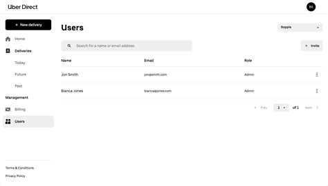 Using The Uber Direct Dashboard