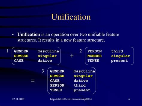 Ppt Morphological Analysis Unification Grammars Powerpoint Presentation Id3388954