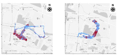 4 Overview Of GPS Accuracy On The Campus The Accuracy Is Indicated By Download Scientific