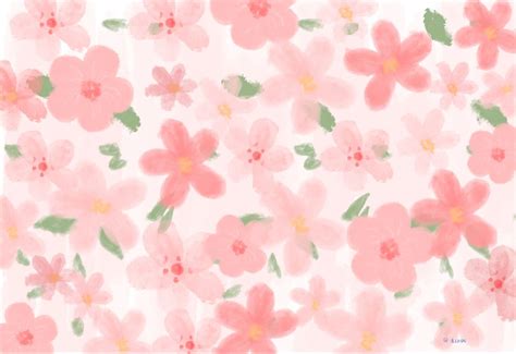 Pink Floral Wallpaper