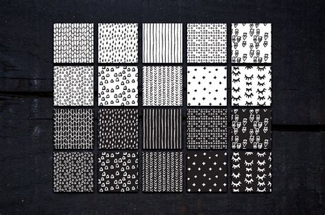 Bold Minimalist Hand Drawn Patterns