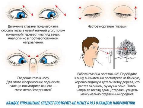 Упражнения для улучшения зрения