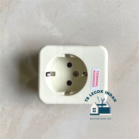 Jual Stop Kontak Terminal Listrik 1 Lubang Sni Terminal Kuningan Stop Kontak Tempel Tembok
