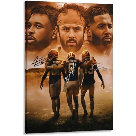 8mo Finance Jarvis Landry And Baker Mayfield And Odell Beckham Jr Art